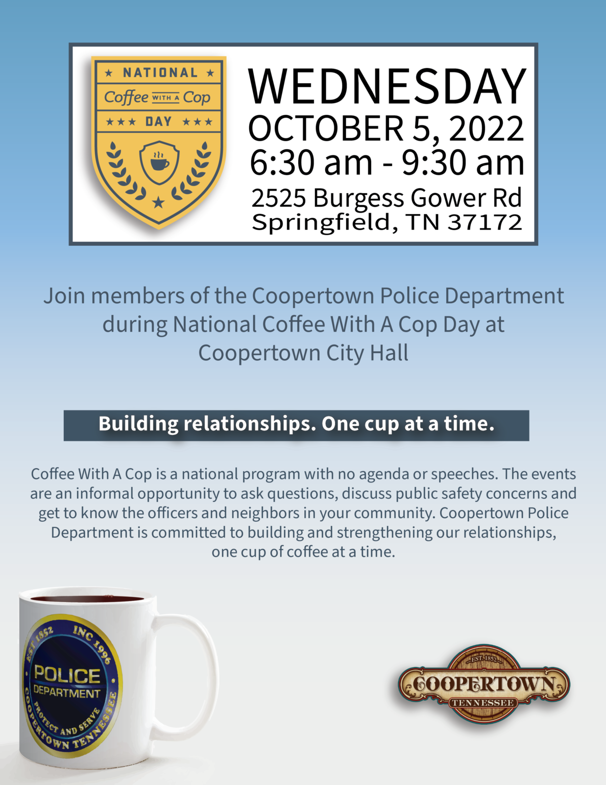 National Coffee With A Cop Day - CPD News Room