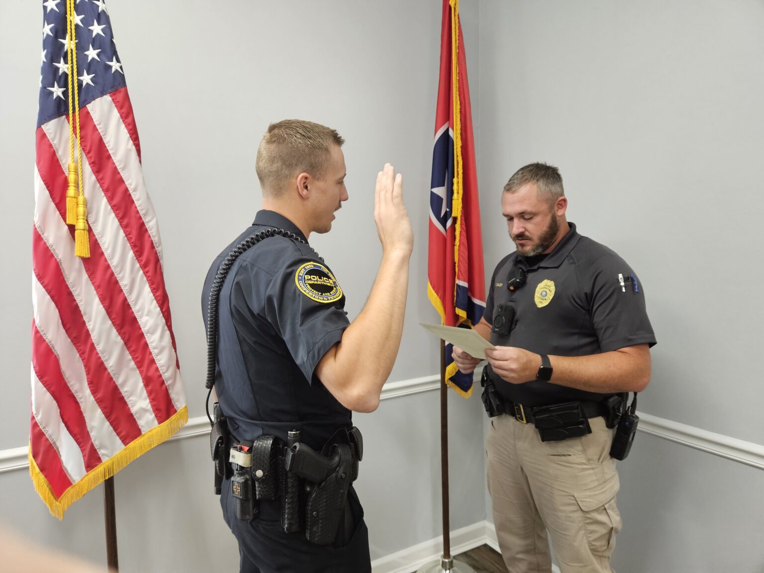 Coopertown Police Welcome New Officers - CPD News Room