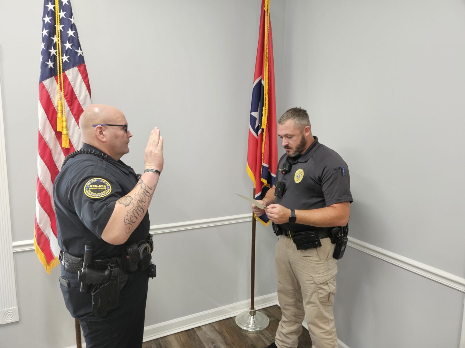 Coopertown Police Welcome New Officers - CPD News Room